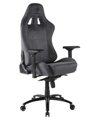 Gaming chair soft Alcantara dark-grey DC440D ergonomica, doppio ...