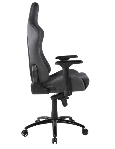 Gaming chair soft Alcantara dark-grey DC440D ergonomica, doppio ...